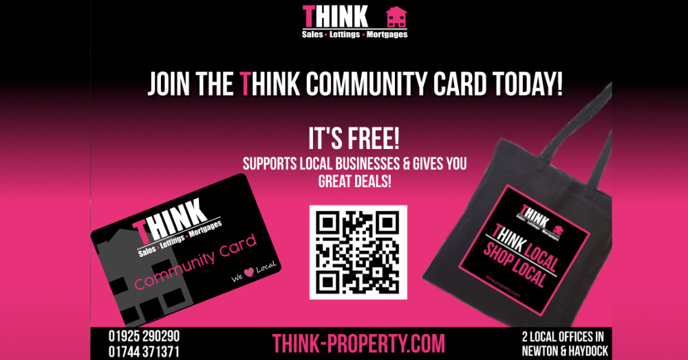 The Brand New THINK Community Card | THINK Estate Agents