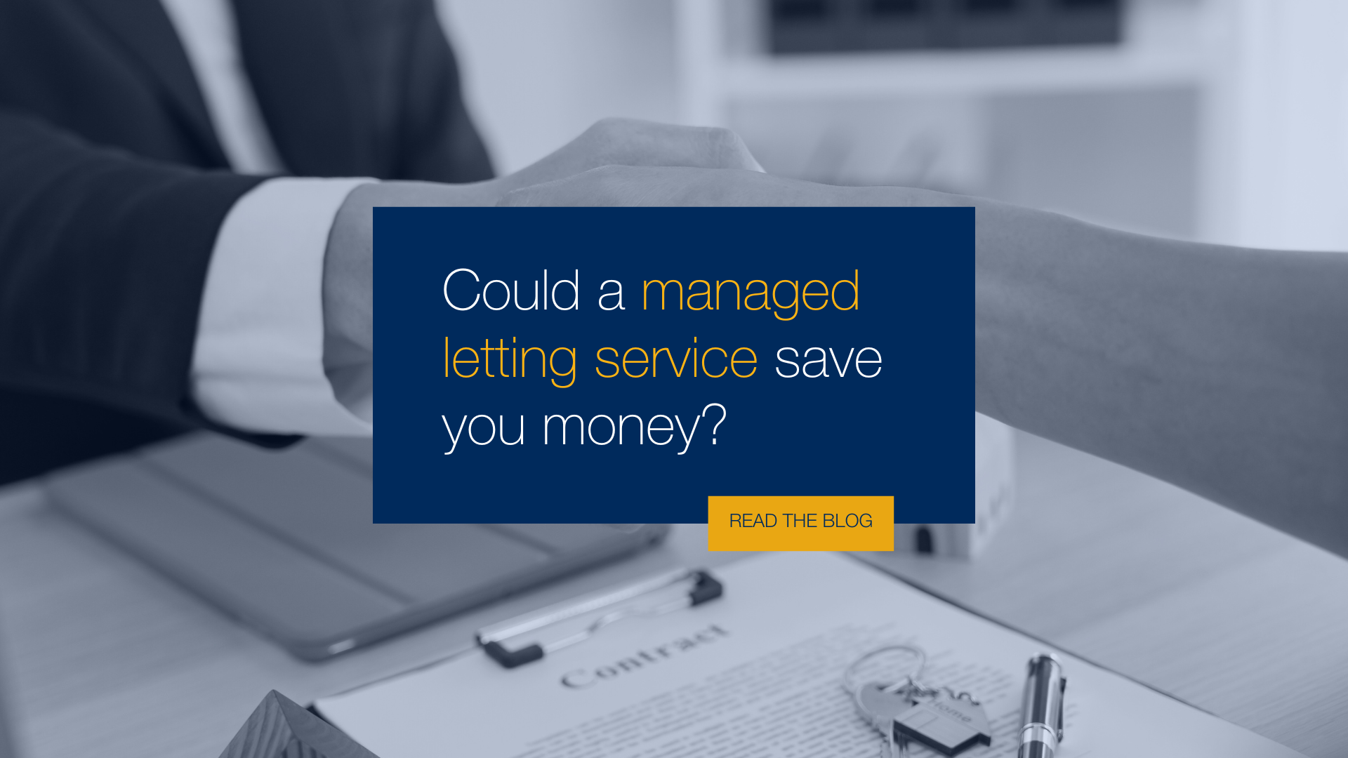 Could a managed letting service save you money?